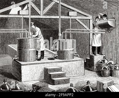 Nitroglycerin processing plant, explosives factory, Val Bormida, near ...