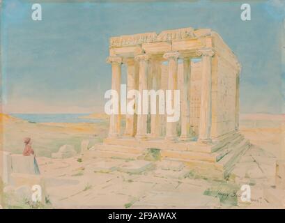 Temple of Nike Apteros at Athens Stock Photo - Alamy