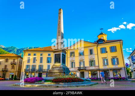 BELLINZONA, SWITZERLAND, JULY 26, 2017: Independence square in the ...