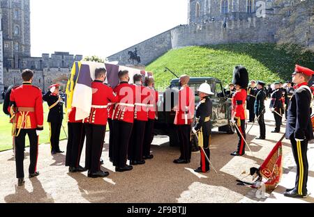 Pall bearers Major General Matthew Holmes, Lieutenant General Roland ...