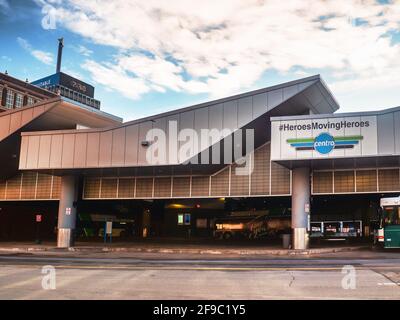New transport bus metro hub being built and nearing completion at North ...