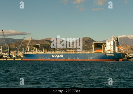 Star Juventas (IMO: 9254642) ship at Motril harbor, Spain, is a General ...