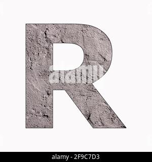Alphabet letter F on gray stucco texture Stock Photo - Alamy