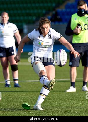 Scotland's Helen Nelson during the Women's Rugby World Cup group stage ...