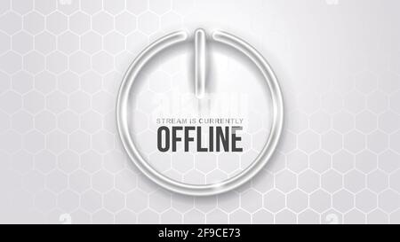 streaming offline banner background with gradient abstract shapes ...