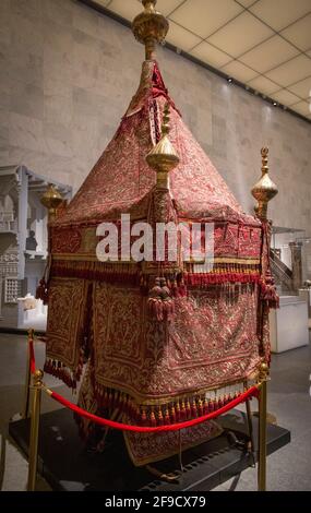 19th or early 20th century Hajj palanquin or Mahmal, National Museum of ...