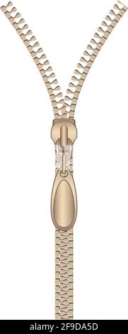 textile zipper puller cartoon vector illustration Stock Vector Image & Art - Alamy