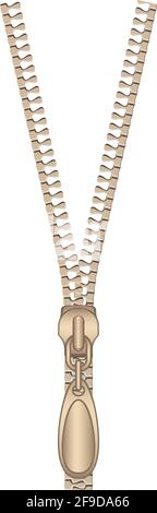 Steel zip icon, cartoon style Stock Vector Image & Art - Alamy