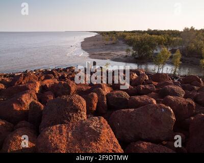 Mangroves on King Sound, Derby, The Kimberley, Western Australia Stock ...