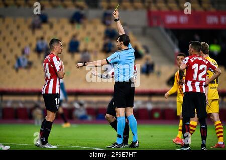 Referee Juan Martinez Munuera during the Spanish championship LaLiga ...