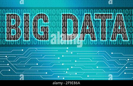 Illustration of code written in binary number system Stock Photo - Alamy