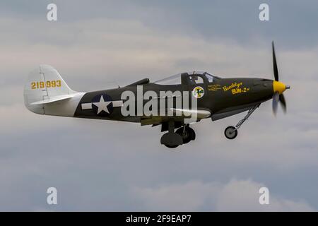 Bell P39 Airacobra WWII Plane at the Sun n Fun Florida Air Museum in ...