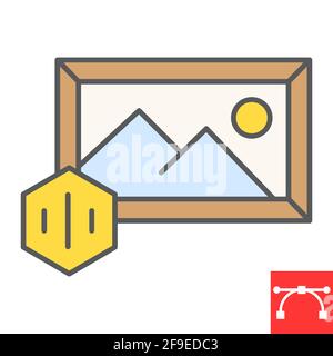 Ethereum color line icon Stock Vector Image & Art - Alamy