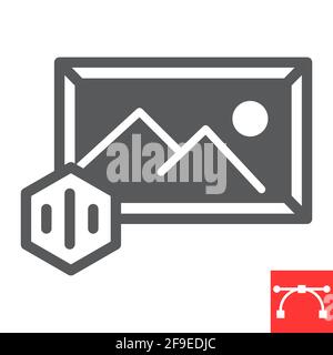 Ethereum glyph icon Stock Vector Image & Art - Alamy