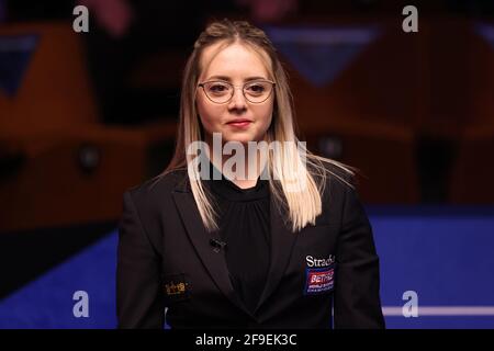 Snooker referee Desislava Bozhilova during day five of the Betway UK ...
