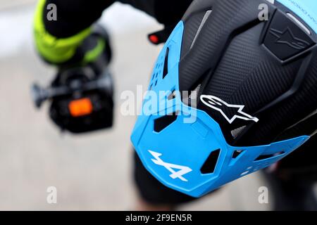 Imola, Italy. 18th Apr, 2021. Ferrari practices a pit stop. 18.04.2021 ...