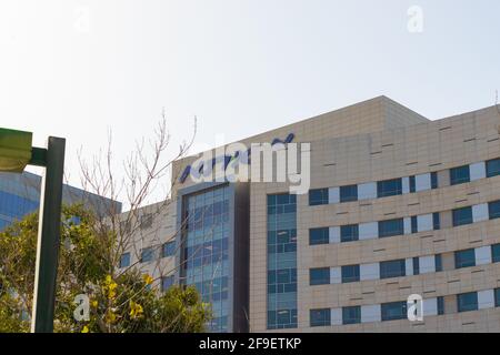 05-04-2021. The building of the Assuta Private Hospital in Tel Aviv ...
