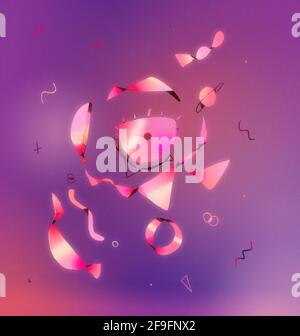 An abstract wavy iridescent background image Stock Photo - Alamy