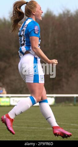 Huddersfield, UK. 03rd Oct, 2020. Sarah Jackson (#5 Derby County ...