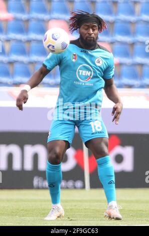 Spezia's M'Bala Nzola during the italian soccer Serie A match Spezia ...