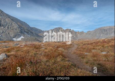Hike on McCullough Gulch Trail along the North Side of Quandary Peak ...