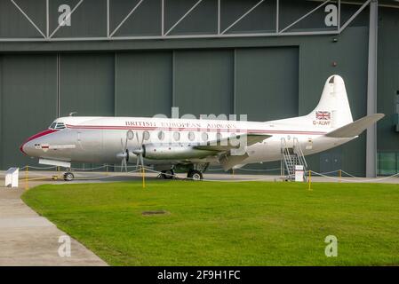 British European Airways schemed Vickers/BAC Viscount 701 G-ALWF at ...