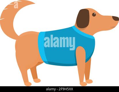 Wool dog clothes icon. Cartoon of Wool dog clothes vector icon for web ...