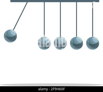 Perpetual motion sphere balls icon. Cartoon of Perpetual motion sphere ...