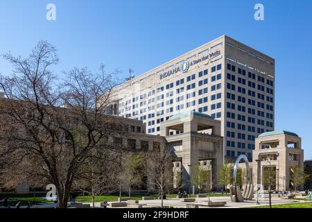 Indiana government center Indianapolis Indiana USA Stock Photo - Alamy