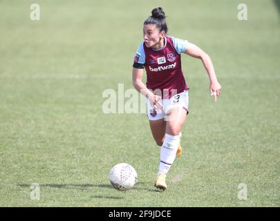 DAGENHAM, ENGLAND - APRIL 18: Maz Pacheco of West Ham United WFC during ...