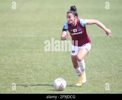 DAGENHAM, ENGLAND - APRIL 18: Maz Pacheco of West Ham United WFC during ...