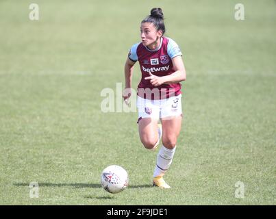 DAGENHAM, ENGLAND - APRIL 18: Maz Pacheco of West Ham United WFC during ...