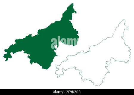 Bellary district (Karnataka State, Republic of India, Gulbarga Division ...