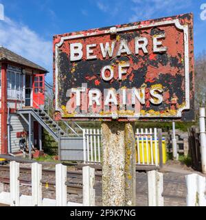 Uffington signal box, Uffington, Stamford, Lincolnshire, England Stock ...