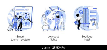 Travel experience abstract concept vector illustrations Stock Vector ...