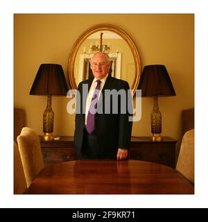 Donald brydon at home in central London.photograph by David Sandison ...