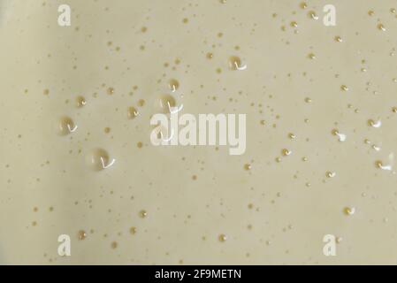 Biscuit batter, bubble texture. Cooking, desserts. Abstract background ...