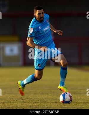 Cheltenham Town's Liam Sercombe during the Sky Bet League Two match at ...