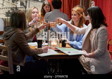 AS LUCK WOULD HAVE IT, from left: JoAnna Garcia Swisher, Allen Leech ...