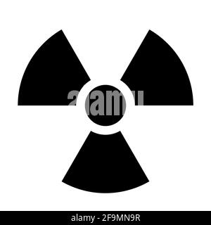 Nuclear Hazard Ionizing Radiation Trefoil Danger Symbol. Vector Image ...