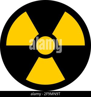 Nuclear Hazard Ionizing Radiation Trefoil Danger Symbol. Vector Image ...