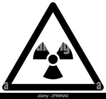 Nuclear Hazard Ionizing Radiation Trefoil Danger Symbol. Vector Image ...