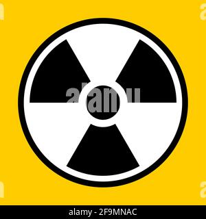 Nuclear Hazard Ionizing Radiation Trefoil Danger Symbol. Vector Image ...