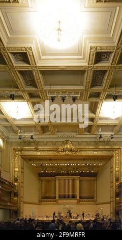 Boston Symphony Hall after a Boston Symphony Orchestra concert, on May ...