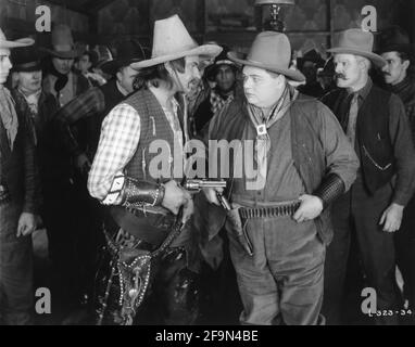 THE ROUND-UP, Wallace Beery, Roscoe 'Fatty' Arbuckle, 1920 Stock Photo ...