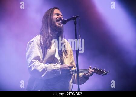 Carlos Sadness performing at Sant Jordi Club, Barcelona 17 Apr. 2021 ...