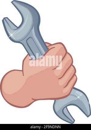 Mechanic or Plumber Spanner Emoticon Emoji Icon Stock Vector Image ...