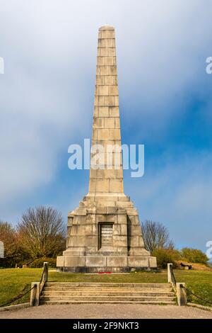 The Dover Patrol monument at St Margaret’s Bay Kent. Situated on the ...