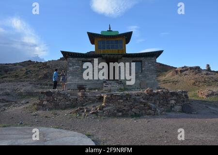 The 16th century Ongi Monastery on the Ongi River in the Saikhan-Ovoo ...