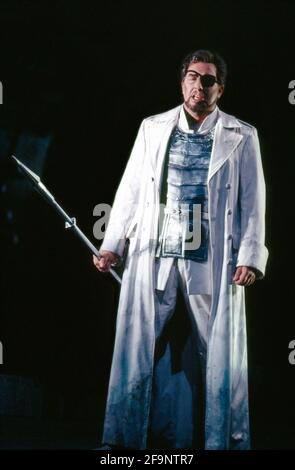 James Morris (Wotan) with Valkyrie in DIE WALKURE by Wagner at the The ...